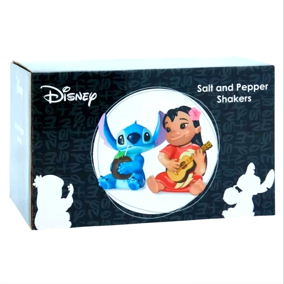 Disney | Kitchen | Nwt Lilo And Stitch Salt And Pepper Shakers Set ...